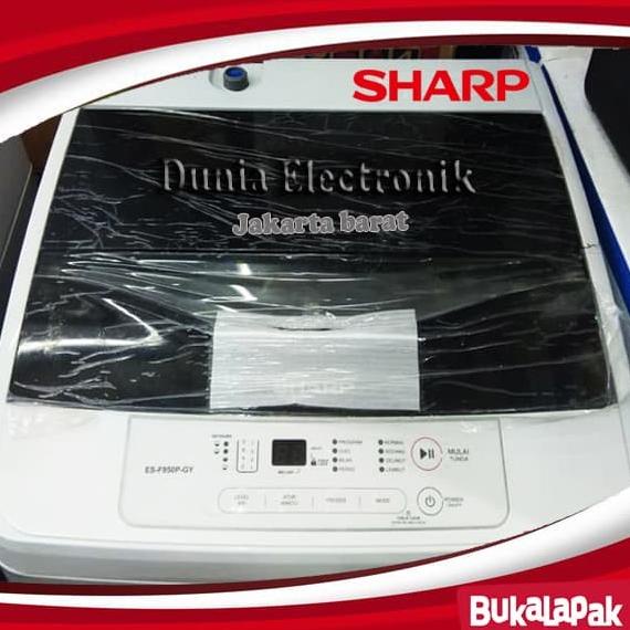 Jual Mesin Cuci 1 Tabung Sharp ESF 950P 8KG Full Otomatis Low Watt | Shopee Indonesia