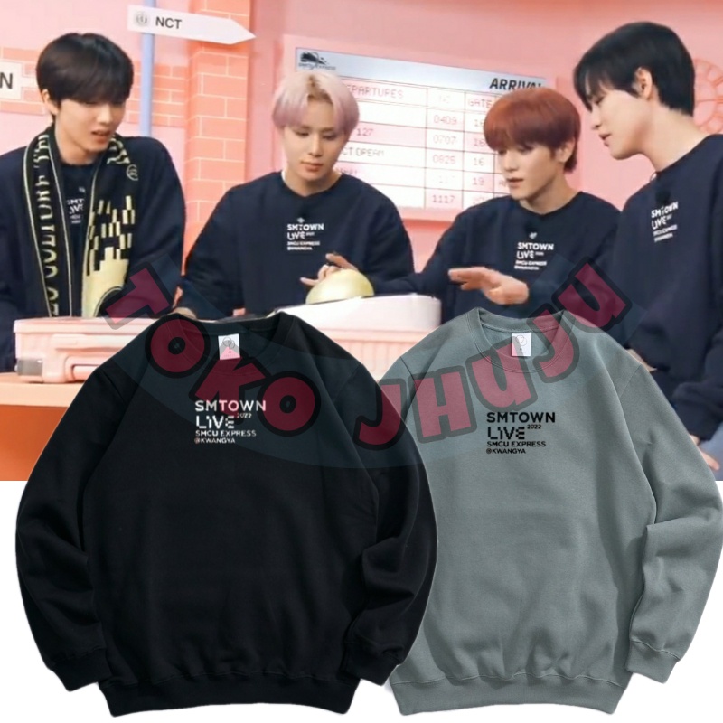 Jual SMTOWN Live 2022 SMCU Express kwangya logo tengah // Basic Sweater ...