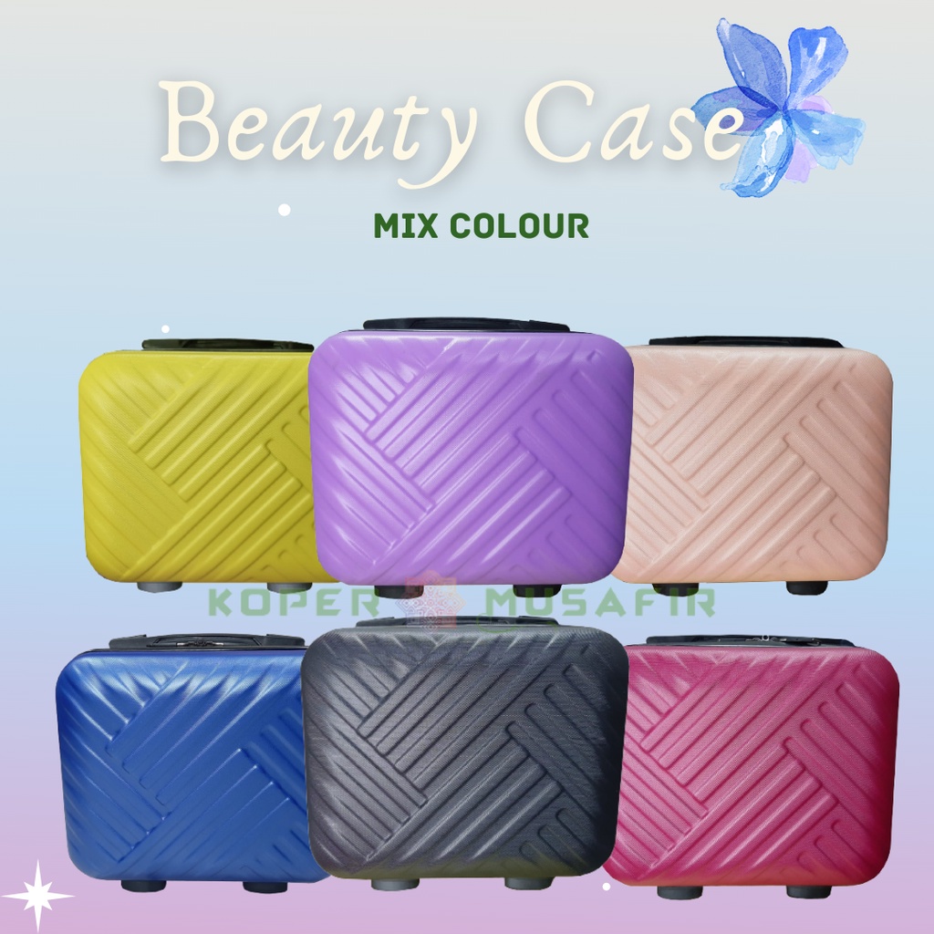 Jual Koper 12 INCH 6171 Hardcase BEAUTY CASE MIX/RANDOM WARNA | Shopee ...