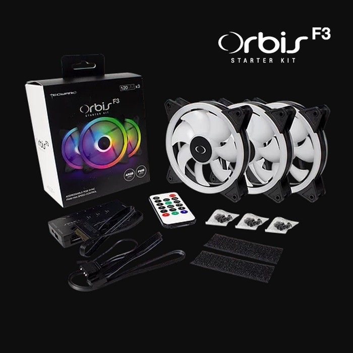 Jual Tecware ORBIS F3 Starter Kit - 3 Fans PWM ARGB with Remote ...
