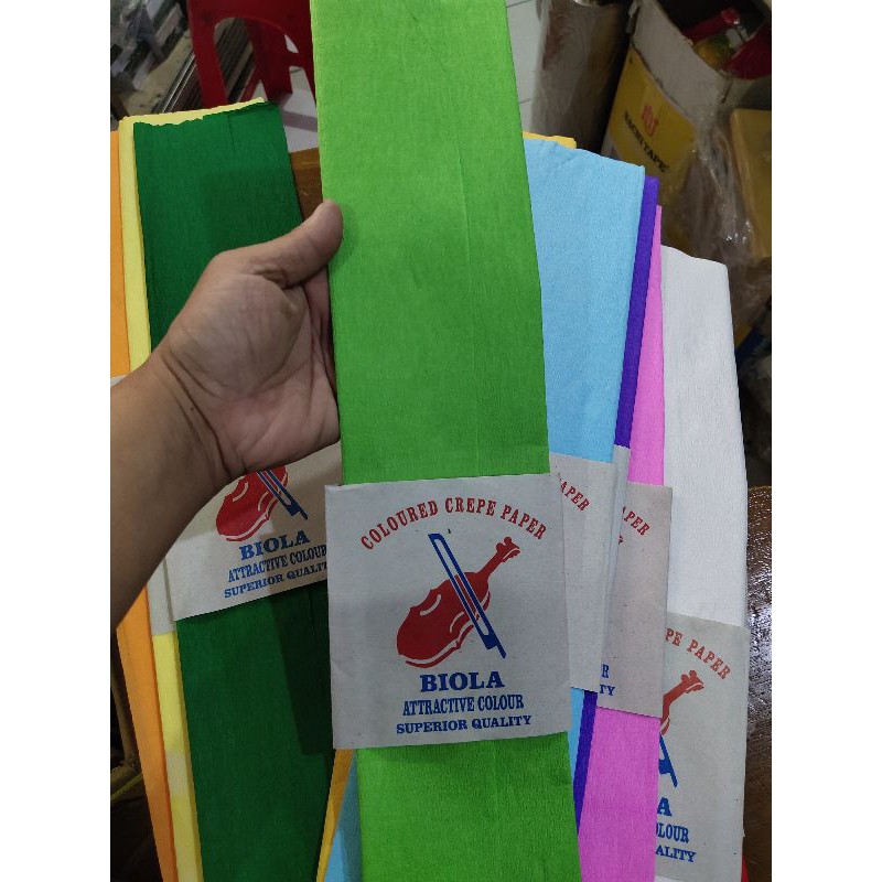 Jual Kertas Krep biola (60x120cm) 1pcs | Shopee Indonesia