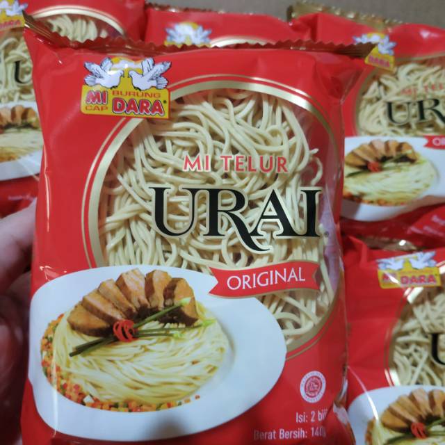 Jual Mi URAI original 1 pc | mi telur urai original | Shopee Indonesia
