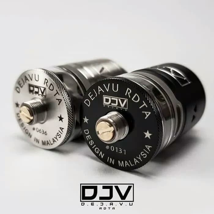 Jual DJV RDTA DEJAVU 24mm Tank Mod Vape Vapor Premium Black SS | Shopee ...