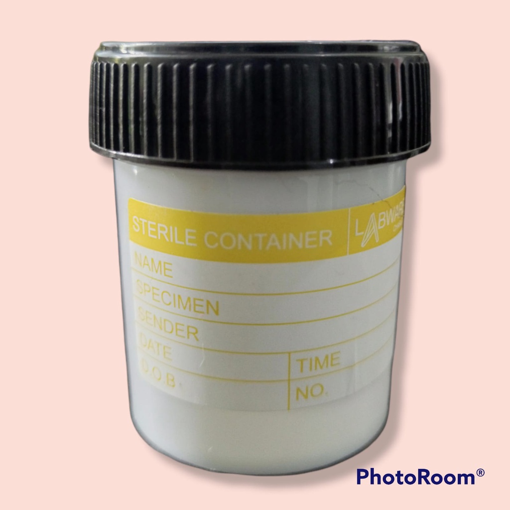 Jual Pot Urin Pot Dahak tempat Urin Sample Container Steril Pot Steril ...