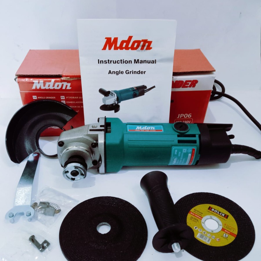 Jual MDON JP06 Mesin Gerinda Tangan 4 Inch - Gurinda Disc Grinder Angle ...