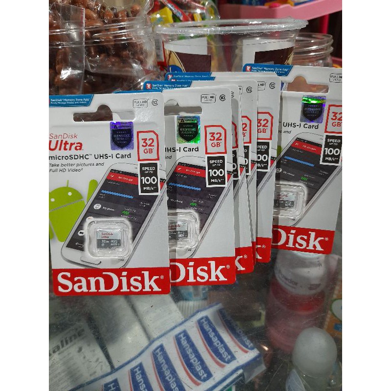 Jual SANDISK ULTRA 32GB Speed up to 100 mbs harga per pcs | Shopee ...