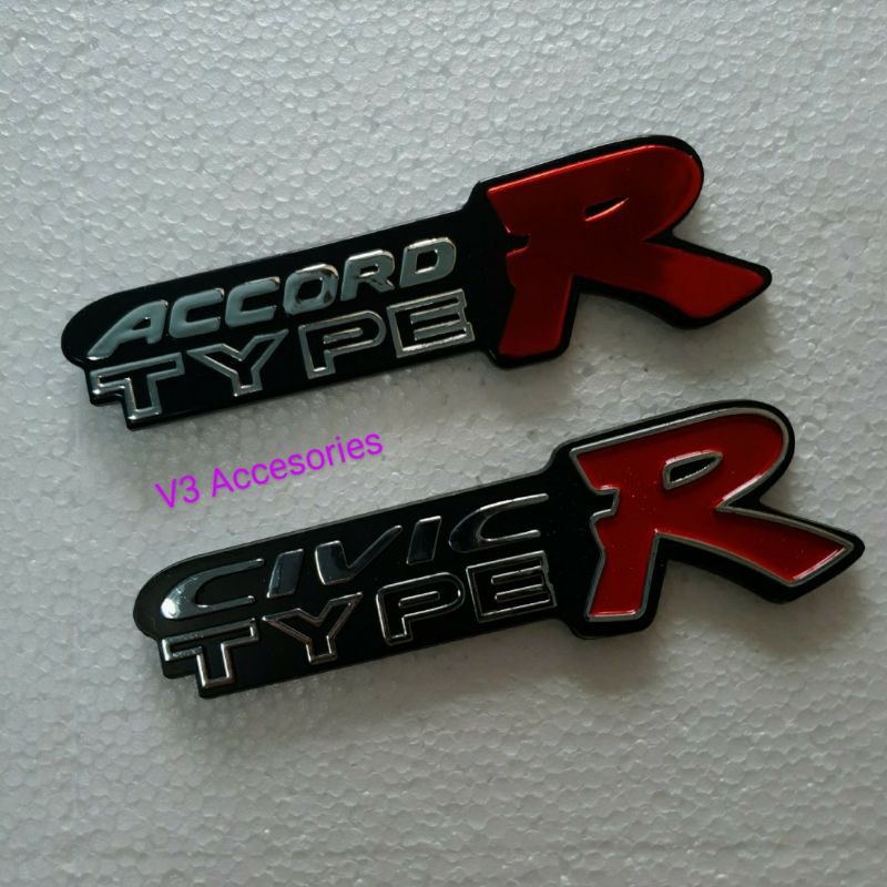 Jual Emblem Accord Type R/Civic Type R | Shopee Indonesia