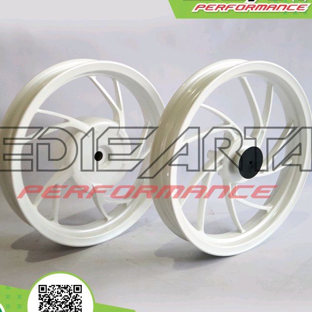 Jual VELG PELEK MATIC VARIO BEAT SCOOPY MODEL JUPITER WARNA PUTIH TAPAK ...