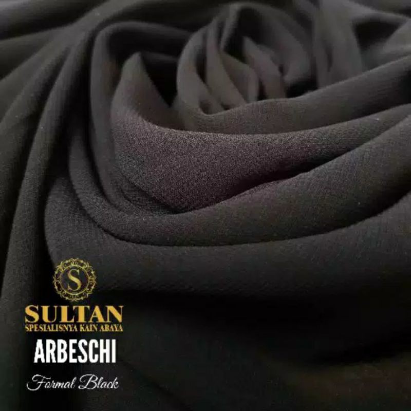 Jual 50CM ARABESCHI SIFON ARAB KAIN CADAR NIQAB FORMAL JET BLACK KAIN ...