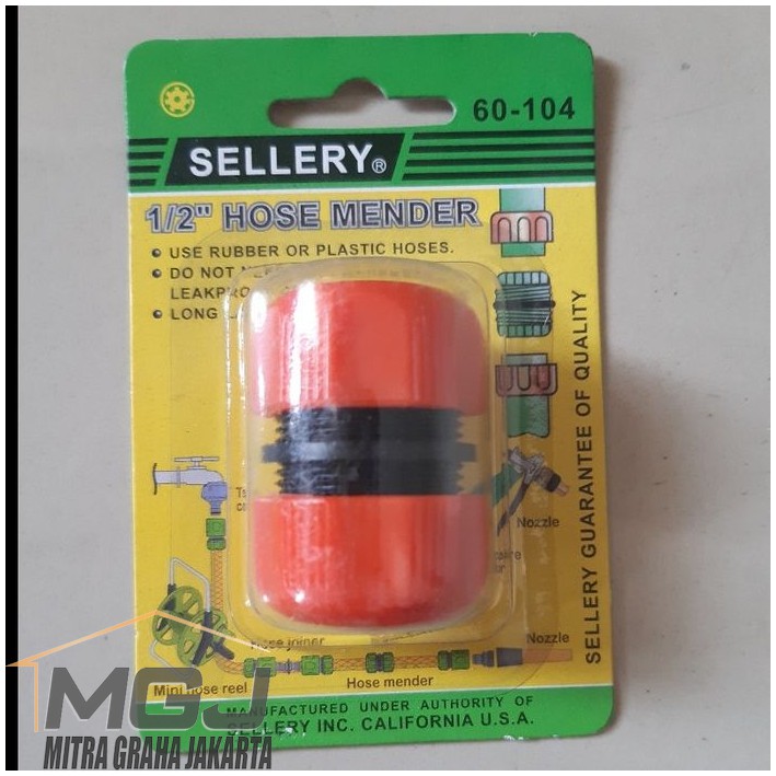 Jual SELLERY Sambungan konektor selang bulat sellery 1/2 5/8 3/8 inchi ...