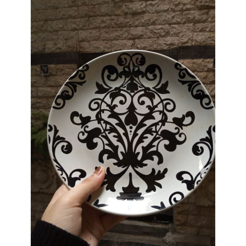 Jual piring batik hitam putih | Shopee Indonesia