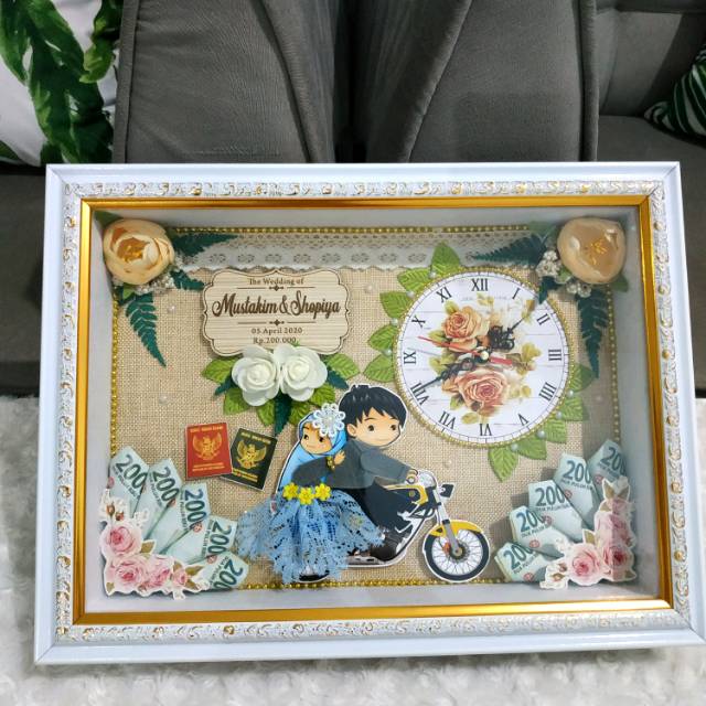 Jual Mahar jam ukuran pigora 10RS | Shopee Indonesia