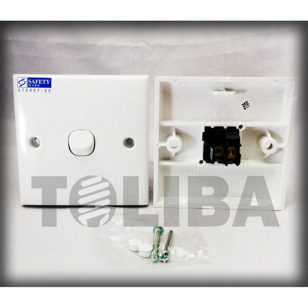 Jual saklar engkel schneider clipsal / saklar tunggal on off type s ...