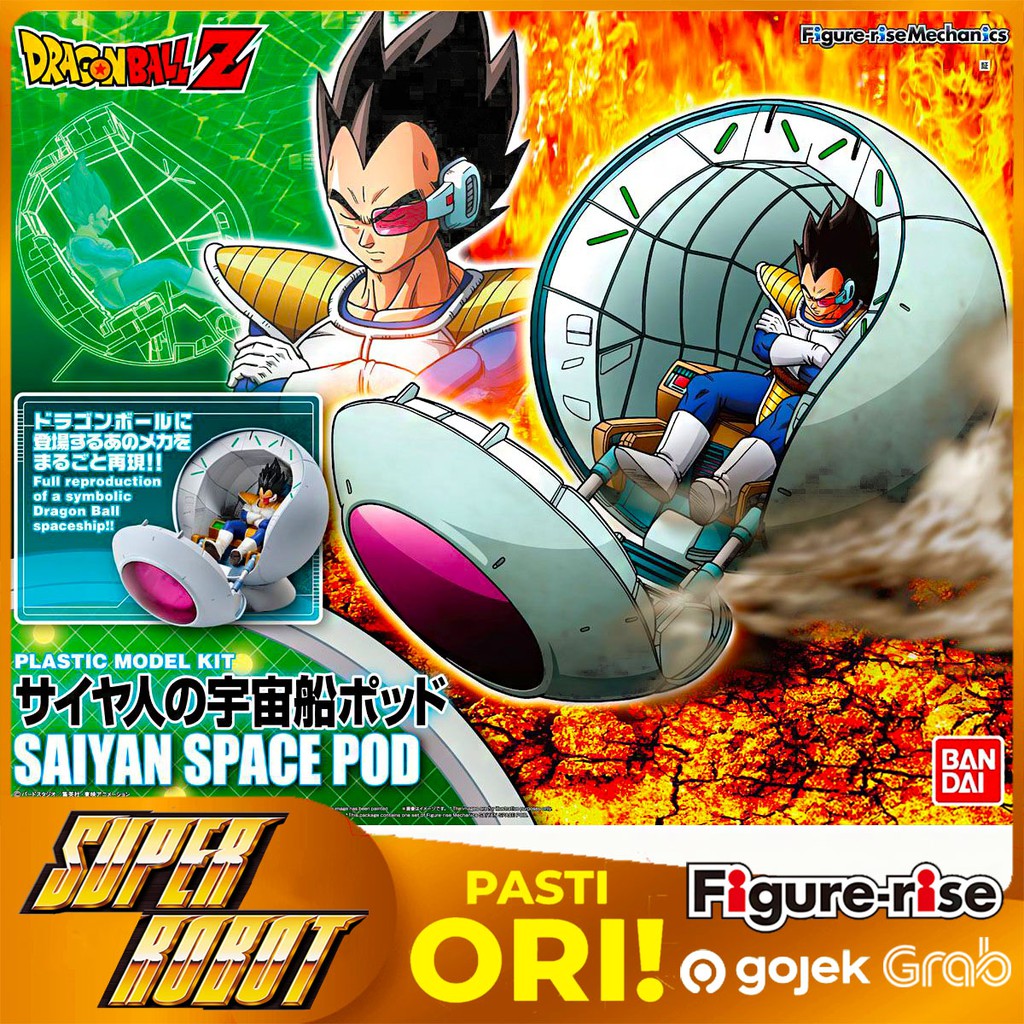 Jual BANDAI Figure Rise Mechanics Saiyan Space Pod - Dragon Ball Z ...