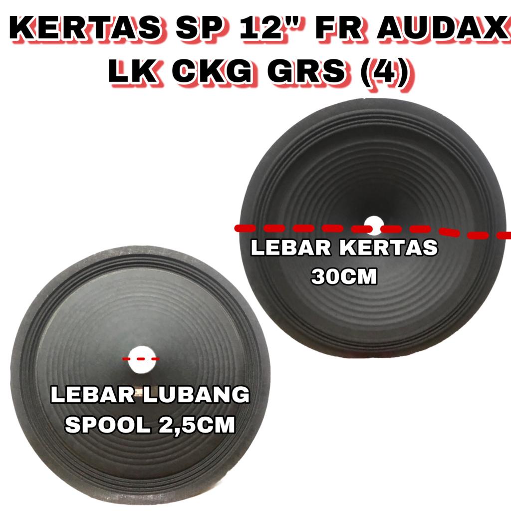 Jual KERTAS SPEAKER 12 INCH FR AUDAX LK CEKUNG GARIS | Shopee Indonesia