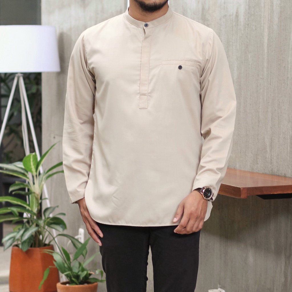 Jual Kurta Pakistan NARO Lengan Panjang Pakaian Muslim Pria Baju Koko ...