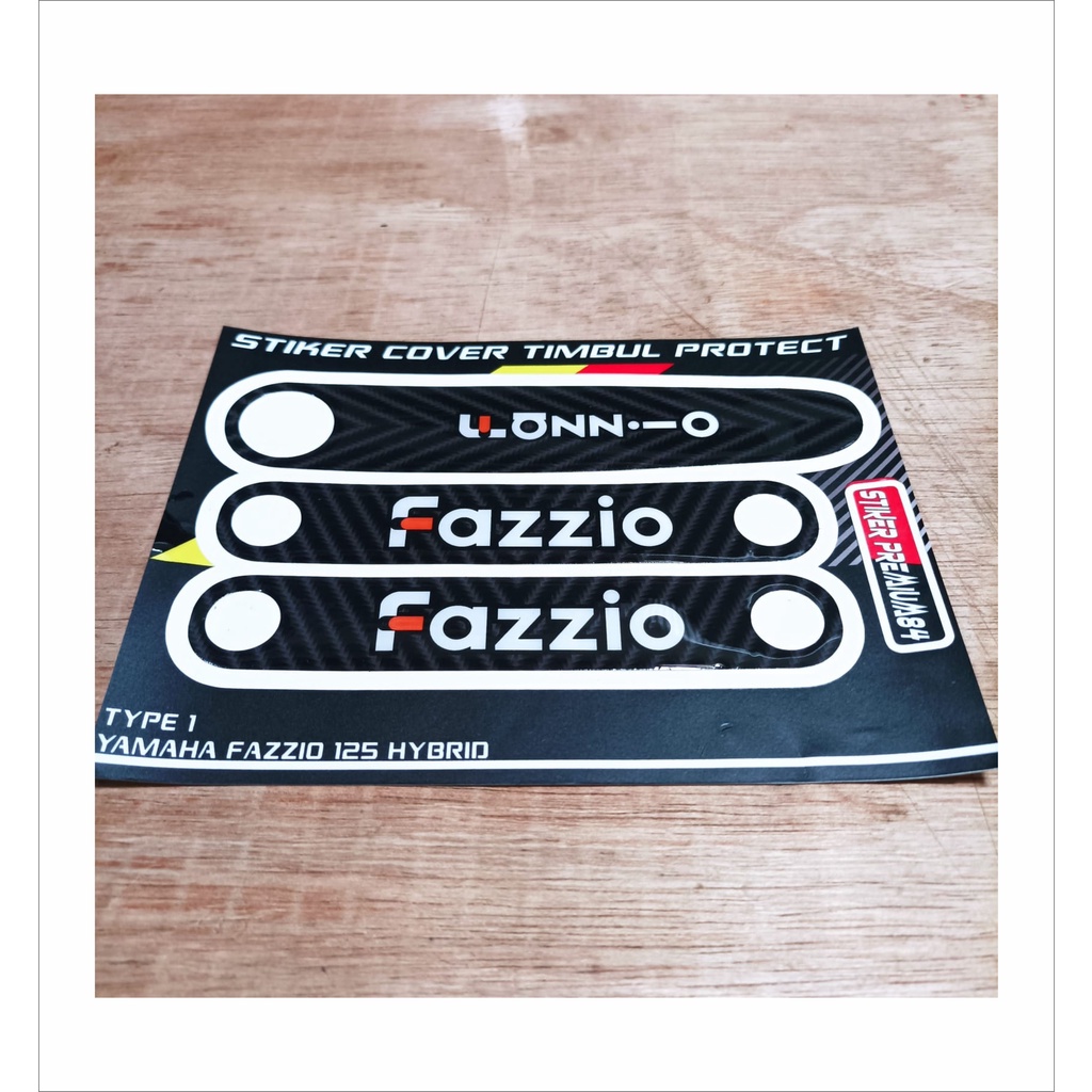 Jual sticker timbul body yamaha fazzio variasi sticker timbul fazzio ...