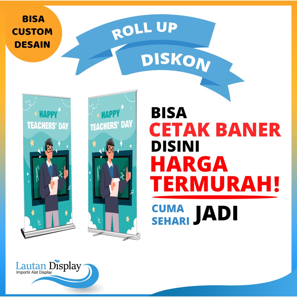 Jual ROLL UP BANNER 60 X 160 CM ALUMUNIUM Termurah | Shopee Indonesia