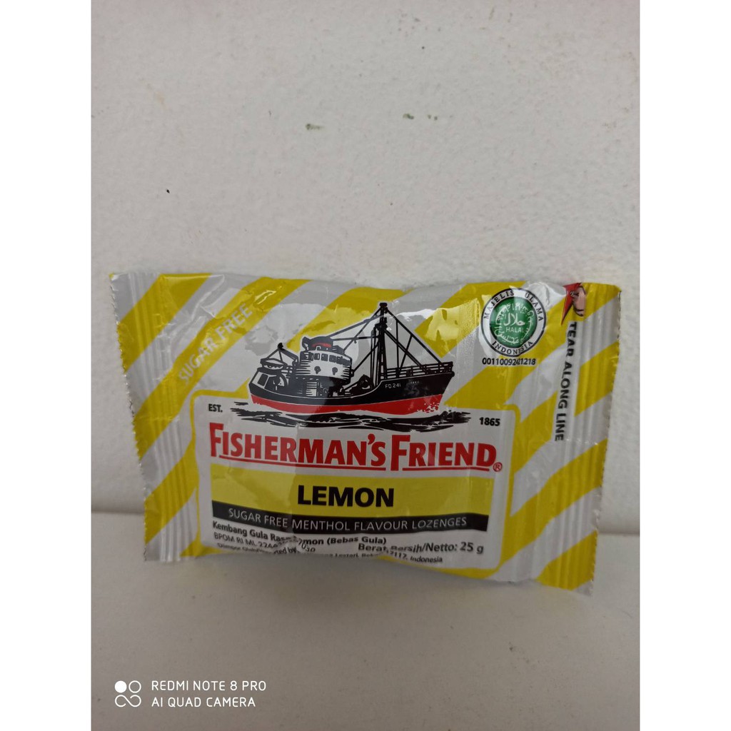 Jual PERMEN FISHERMAN'S FRIEND (RASA LEMON) | Shopee Indonesia