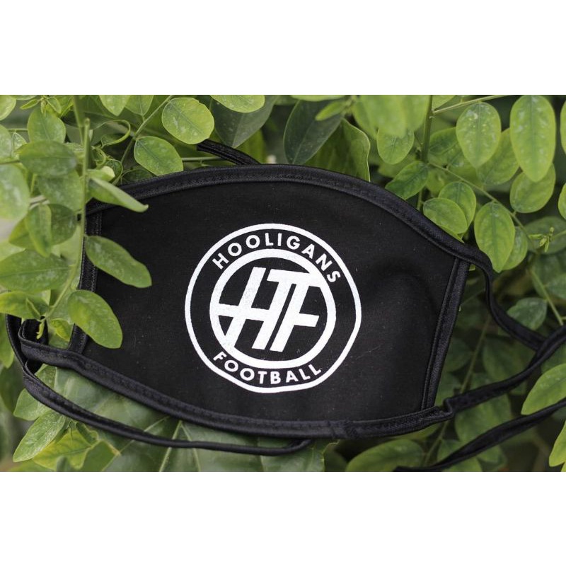Jual Masker Warna Hitam Hooligans Football (Mask Black Logo HF ...
