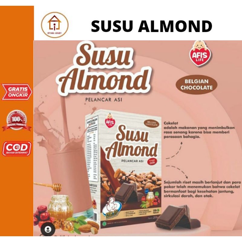 Jual SUSU ALMOND RASA COKLAT/MPASI/SUSU PENAMBAH ASI | Shopee Indonesia