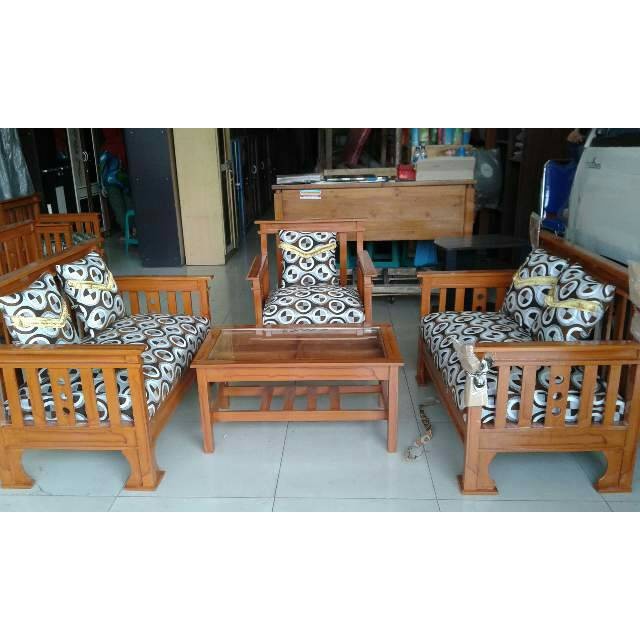 Jual sofa kayu set alba | Shopee Indonesia