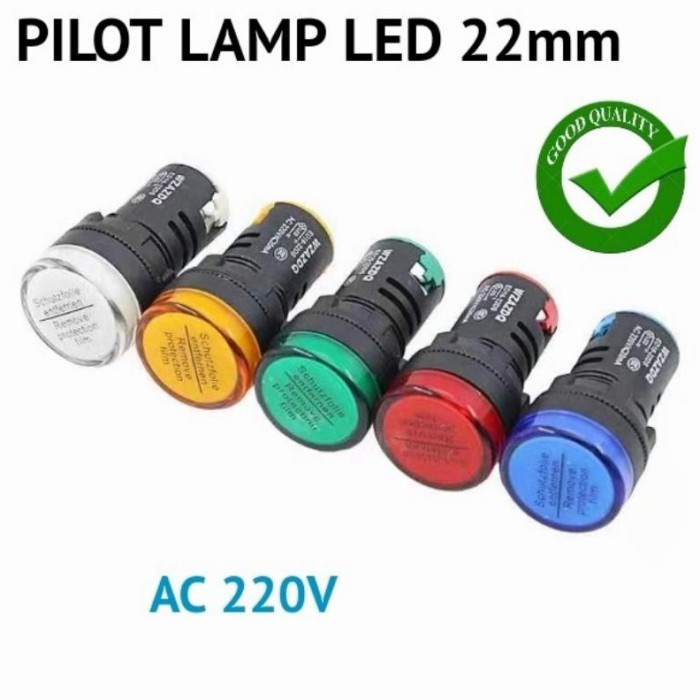 Jual Pilot Lamp LED 22mm 220V Signal Lamp - Kuning | Shopee Indonesia