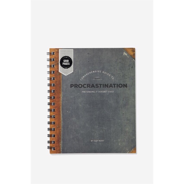 Jual TYPO A5 CAMPUS NOTEBOOK GRID (PROCRASTINATION) | Shopee Indonesia