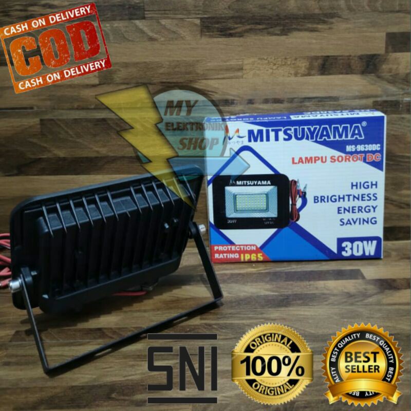 Jual Elektronik Senen - Lampu Sorot DC Mitsuyama 30 Watt Cahaya Putih MS-9630DC | Shopee Indonesia