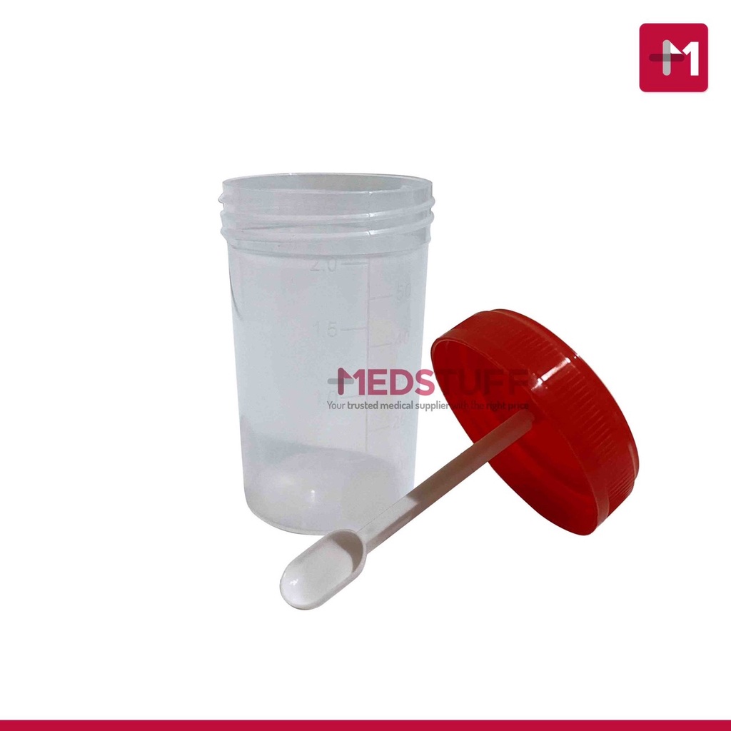 Jual Stool Container 60ml Onemed Pot Feses Faeces Feces | Shopee Indonesia