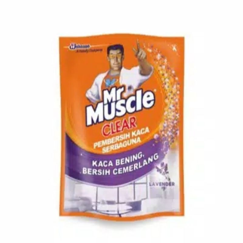 Jual Mr Muscle Clear Pembersih Kaca Serbaguna Lavender 400ml | Shopee ...