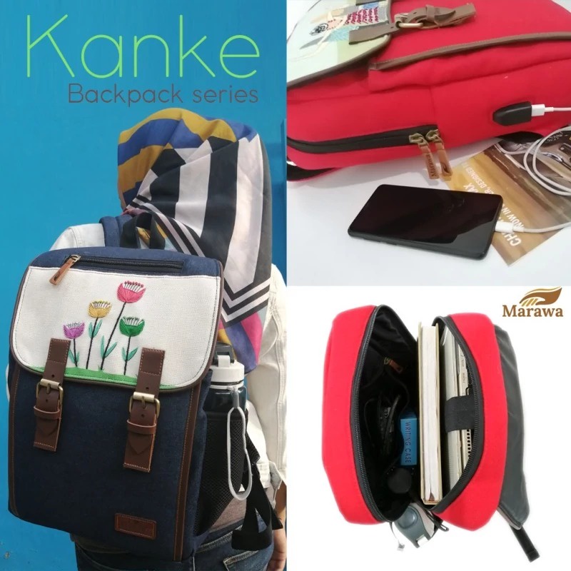 Jual Tas Ransel Marawa Handmade Kanke Backpack Series | Shopee Indonesia