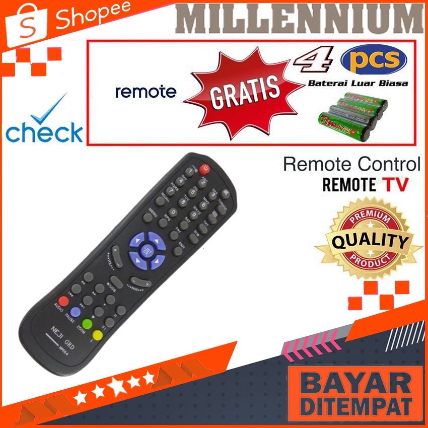 Jual Remot Remote Receiver TV Parabola Matrix Garuda MPEG-4 REMOTE ...