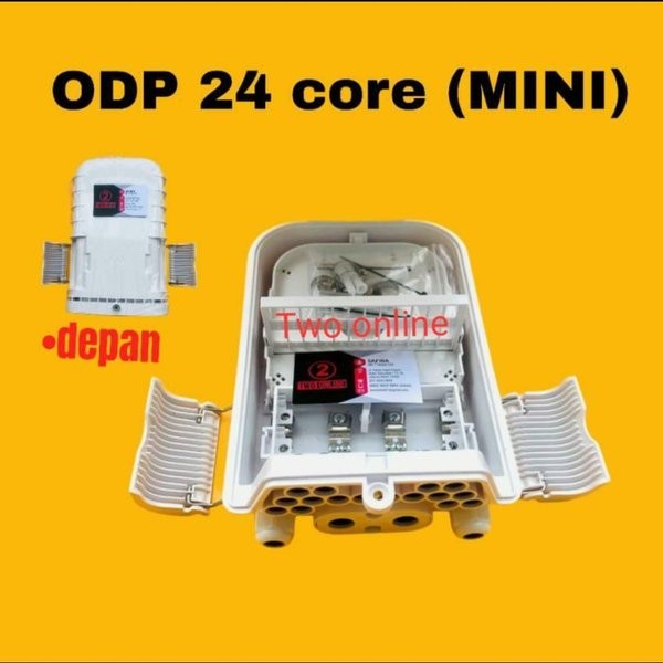 Jual ODP 24 CORE MINI KOSONGAN ODP 24 CORE PUTIH MINI OTB ODF FIBER ...