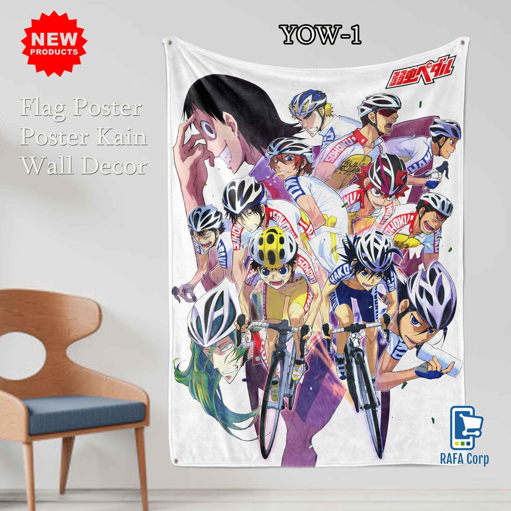 Jual Poster Kain - Hiasan Dinding - Wall Decor seri Yowamushi Pedal ...