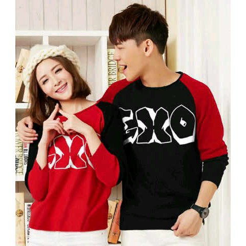 Jual Couple Exo Kombinasi/Fashion Couple/Baju Pasangan Korea/Korean ...