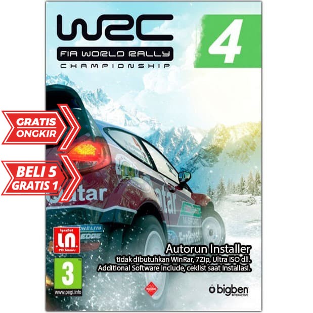 Jual WRC 4 FIA World Rally Championship - PC Game Race - Download ...