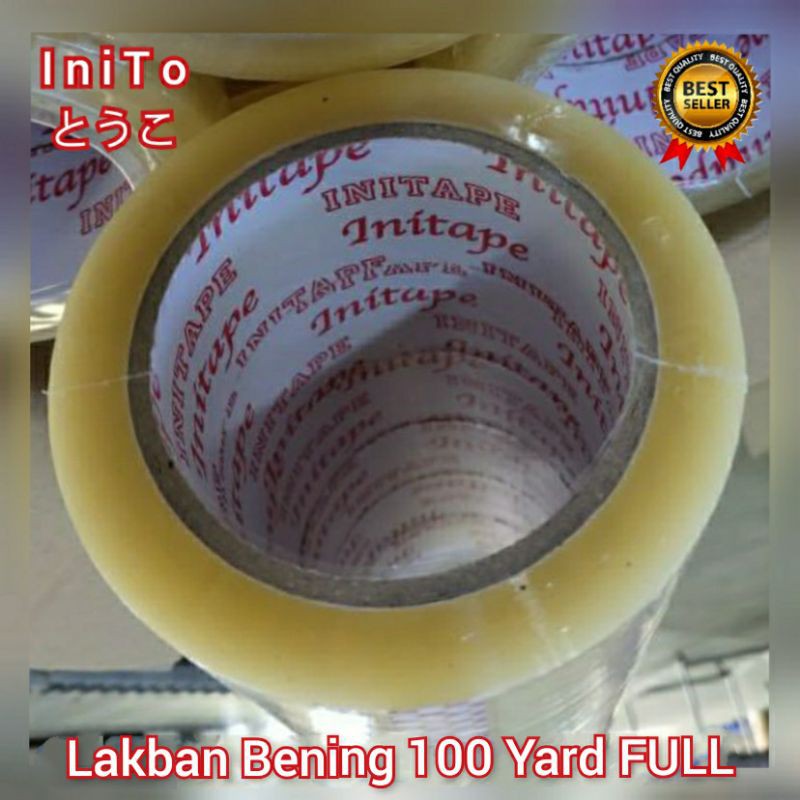 Jual Lakban Bening / Coklat 100 Yard FULL 45mm Lakban Tape Selotip Solasi Isolasi Solatip Lakban ...