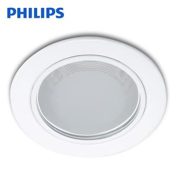 Jual PHILIPS Downlight 4 Inch 13804 Glass Recessed White / Cover Kaca ...