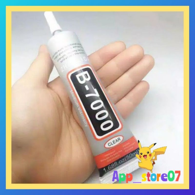 Jual LEM TOUCHSCREEN & LCD HP & PONSEL B-7000 50 ML WARNA BENING ORIGINAL | Shopee Indonesia