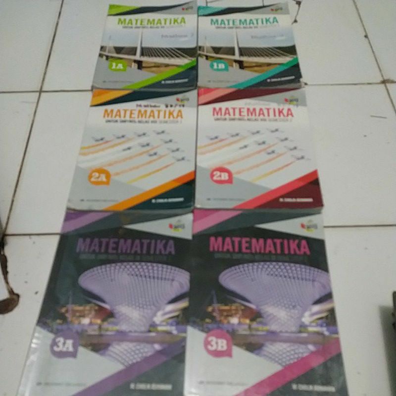 Jual HARGA 1AN MATEMATIKA 1A.1B KELAS VII/ 2A.2B KELAS VIII/ 3A.3B ...