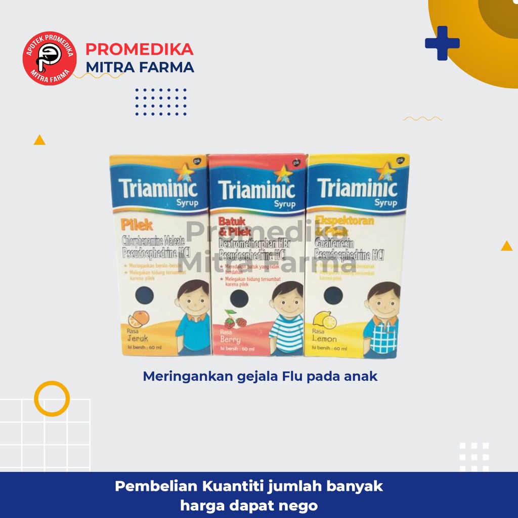 Jual Triaminic 60 ml Syrup / Botol / Obat Batuk Berdahak dan Pilek ...