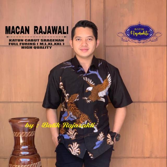 Jual KEMEJA BATIK MACAN RAJAWALI | Shopee Indonesia