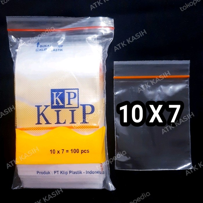 Jual Plastik Zip Lock / Plastik KLIP 7 X 10, Isi 100 Pcs | Shopee Indonesia