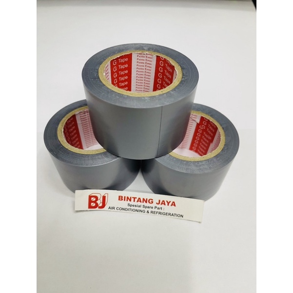 Jual Ductape ac lem abu isolasi lakban pipa ac lem warna ABU | Shopee ...