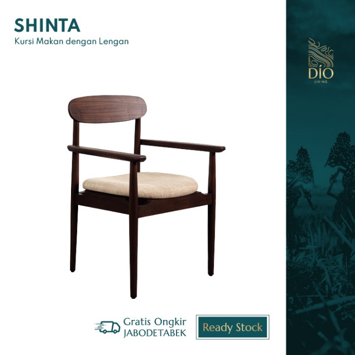 Jual Dio Living - Nusantara - Shinta Kursi Makan Kayu Solid Minimalis ...