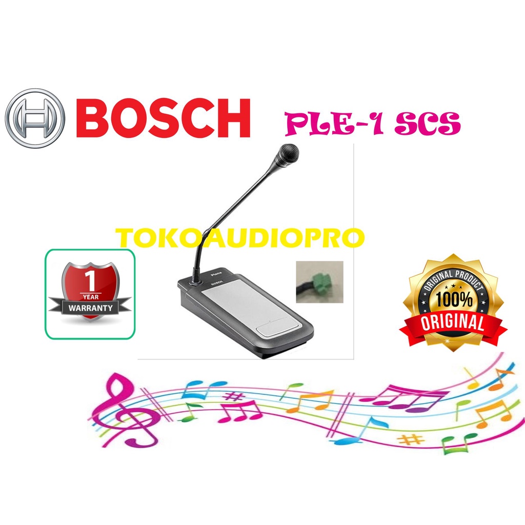 Jual Bosch PLE-1SCS Plena Easy Line Heavy Duty Call Station Microphone ...