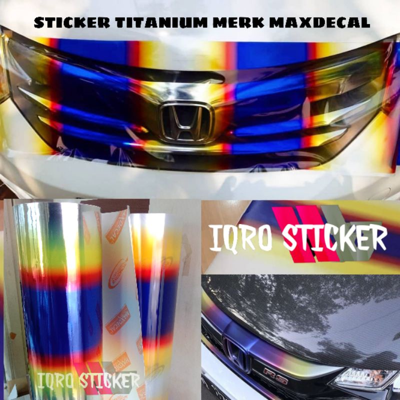 Jual STIKER TITANIUM METALIK TRANSPARAN STICKER INTERIOR MOBIL JENIS ...