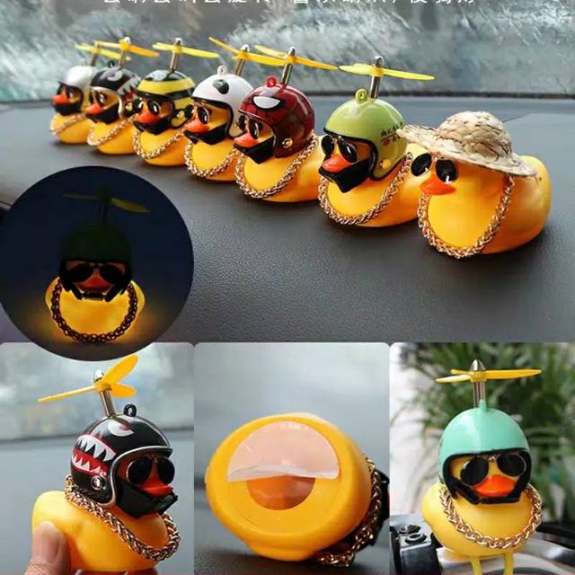 Jual Bebek helm LENGKAP bebek baling baling LENGKAP pajangan dashboard ...