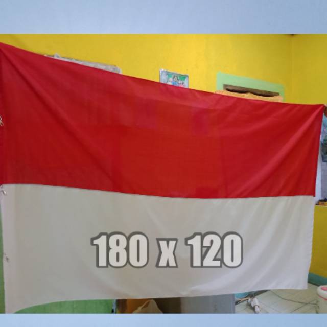 Jual Bendera Kain Merah Putih Ukuran besar kecil tanggung bendera umbul ...